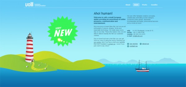 30 Beautiful Water Themed Websites