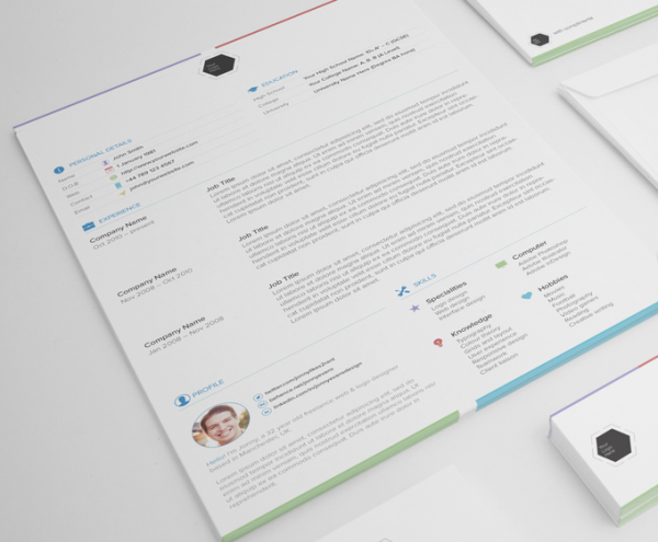 15 FREE and Unique Creative Design Resumes