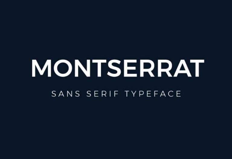 Montserrat Font Free Download the Sans-serif Family